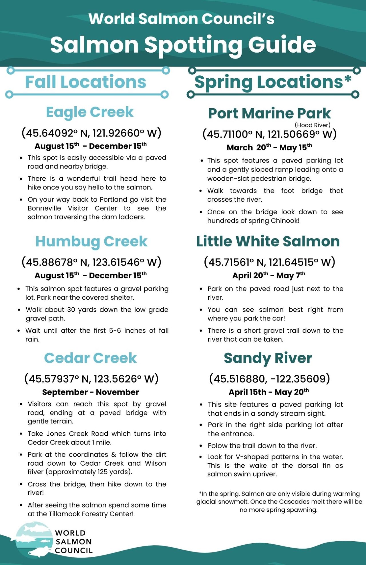 Secret Salmon Spots | World Salmon Council
